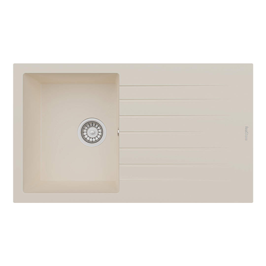 P004 TROYA 86 KREM GRANİT EVİYE