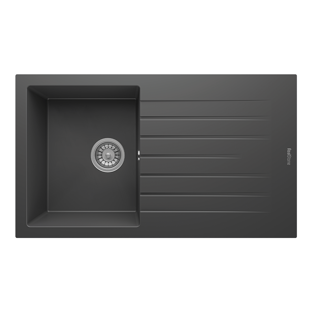 P004 TROYA 86 ANTRASİT GRANİT EVİYE